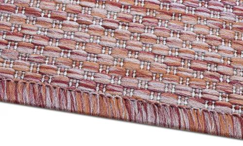 Koberce Breno Kusový koberec RELAX 4311 Red, Hnědá, Červená, 120 x 170 cm
