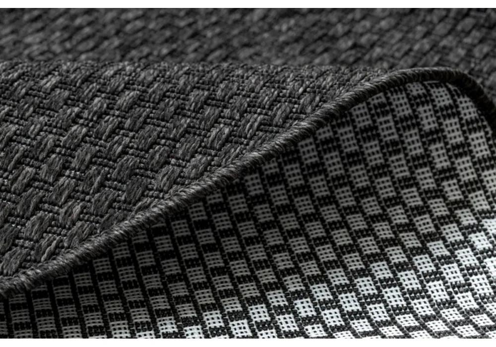 Kusový koberec Decra černý kruh 200cm