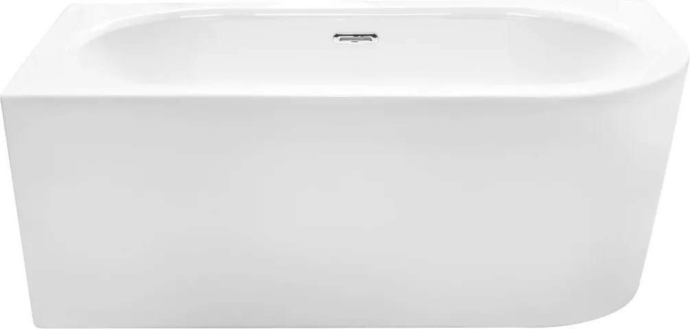 Besco Avita A-line vana volně stojící 150 x 75 cm pravá sifon zlatý akrylát barva bílá VANAVITAL15PZ