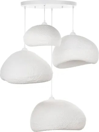 Brilagi - Lustr na lanku WABI SABI 4xE27/40W/230V pr. 95 cm bílá