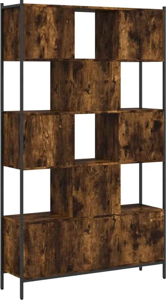 Knihovna kouřový dub 102 x 28 x 172 cm kompozitní dřevo 3213659