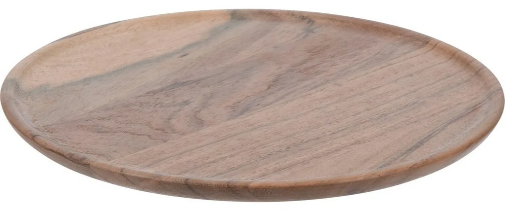 Dekorační talíř z akáciového dřeva,  22 x 1 cm
