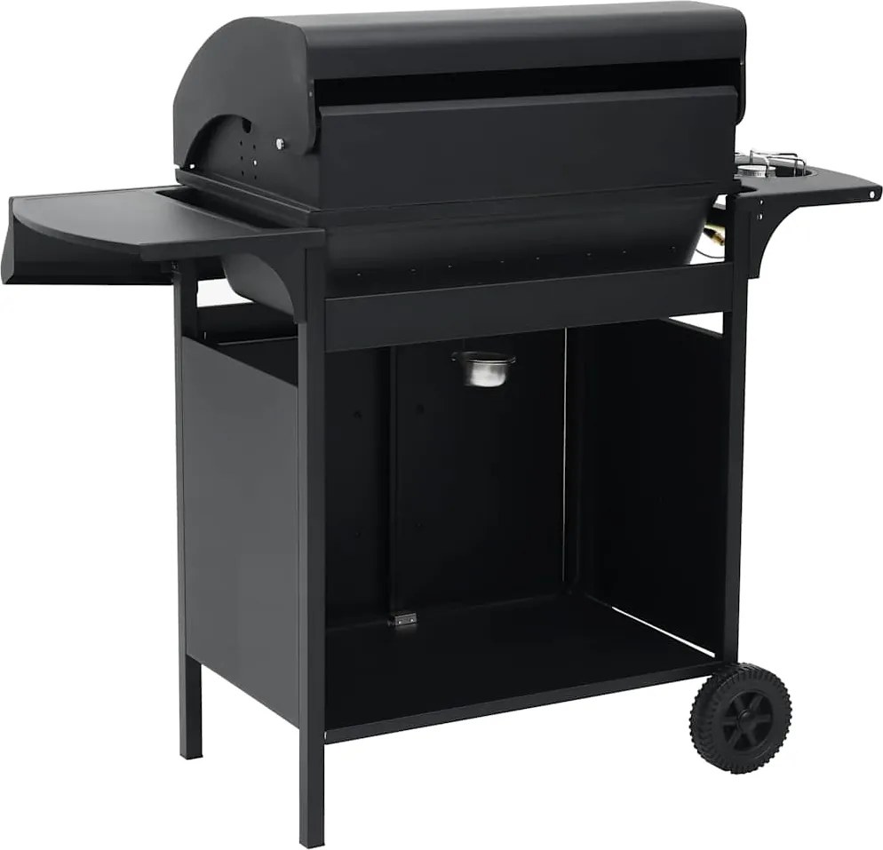 Plynový gril 4+1 hořáky černý ocel 310105