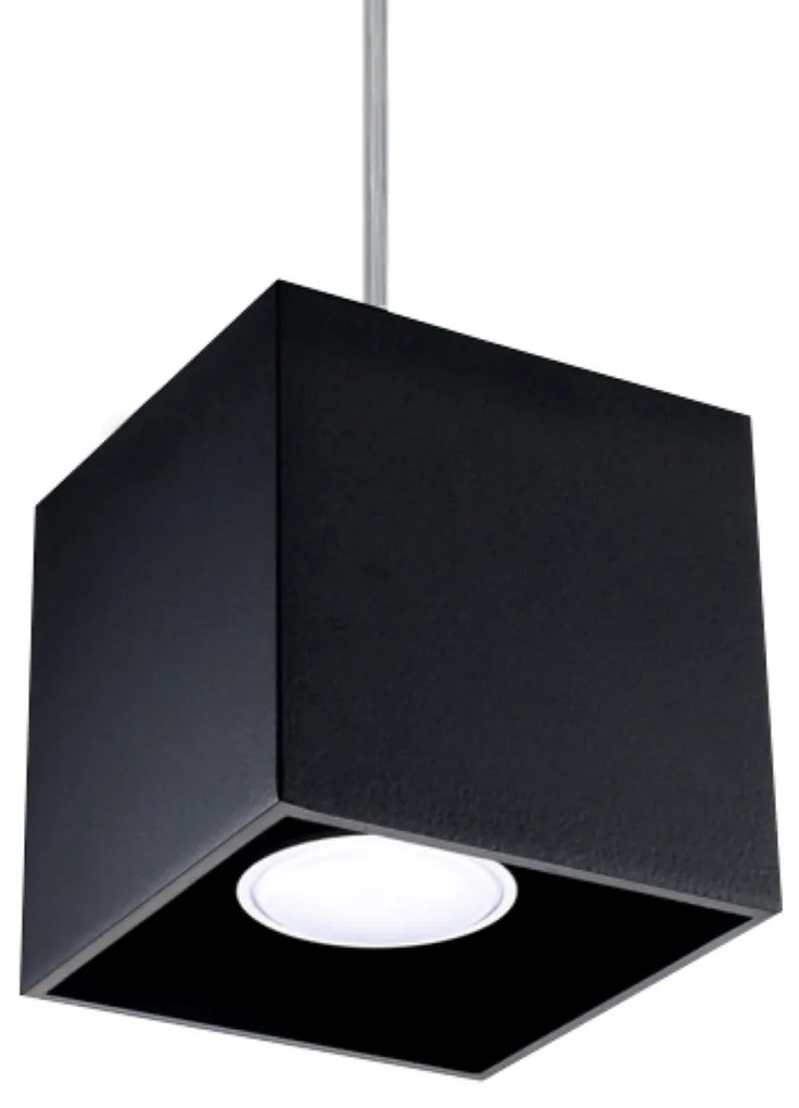 Sollux Lighting Závěsné svítidlo QUAD 1 Černá