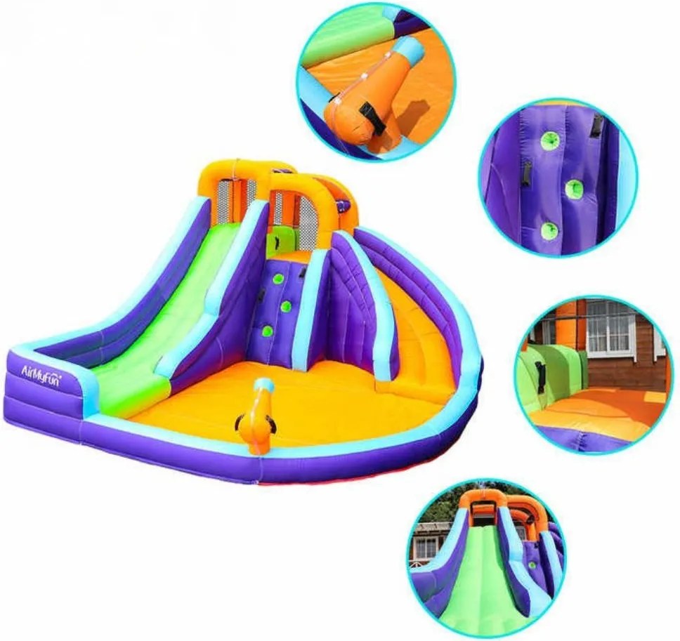 Nafukovací hrad AirMyFun Double Slide 83006
