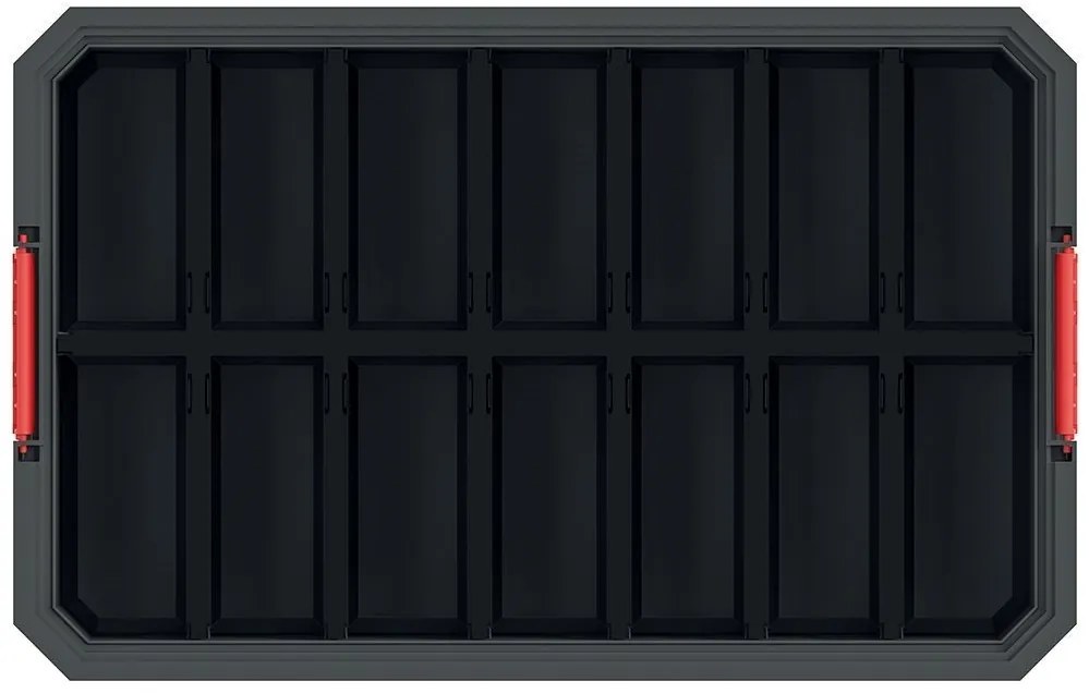 Dílenský box MODIXX 52 x 32,9 x 21 cm černo-červený