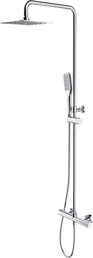 OMNIRES Y - Sprchový set s termostatem, 20x20 cm, chrom Y1244X-6-KCR