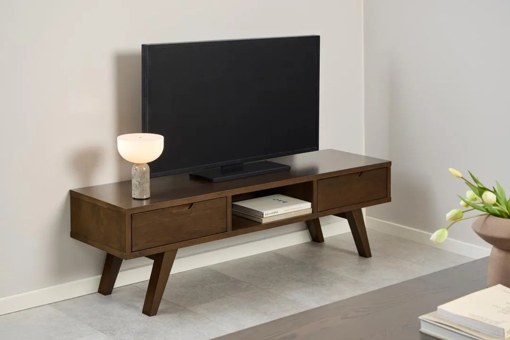 ACTONA TV stolek A-LINE hnědý 150x40 cm