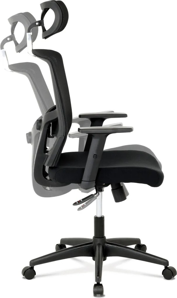 Ergonomická kancelářská židle RELORA - černá síťovina