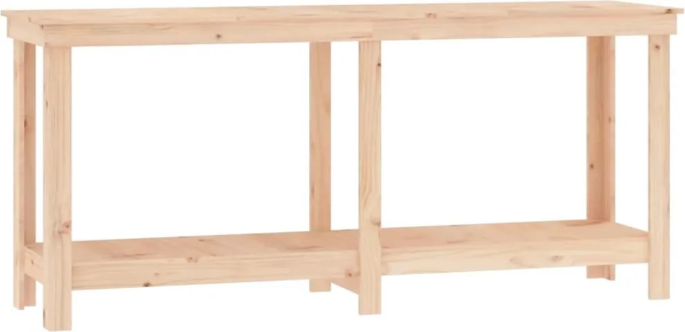 vidaXL Dílenský stůl 180 x 50 x 80 cm masivní borovice