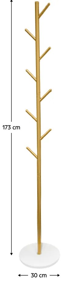 Věšák TUKAN, zlatá