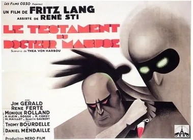 Plakát Testament Of Doctor Mabuse, Fritz Lang, 30x40cm