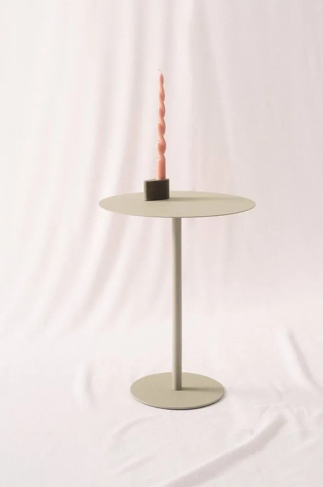 Kovový kulatý odkládací stolek ø 40 cm Heby – Jotex