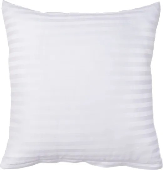 DADKA Povlečení atlas grádl bílý proužek 0,8 cm 240x220, 2x 70x90 cm