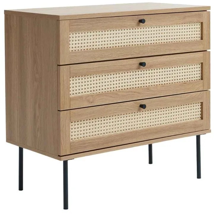 Designová komoda Lakshmana 80 cm přírodní dub