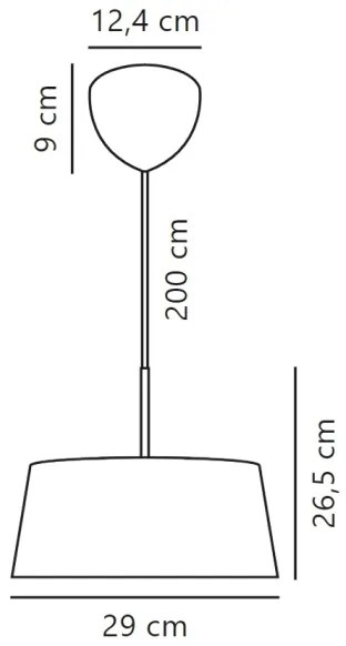 Nordlux - Lustr na lanku CLASI 3xE14/10W/230V pr. 29 cm