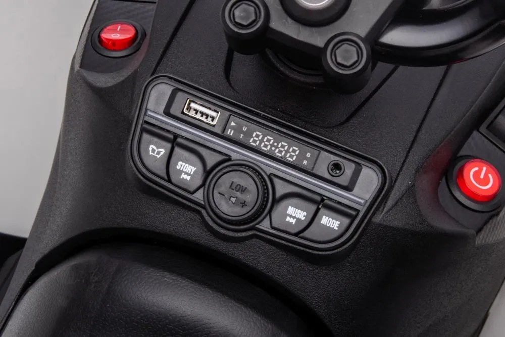 LEAN CARS Elektrická čtyřkolka CAN-AM Renegade bílá