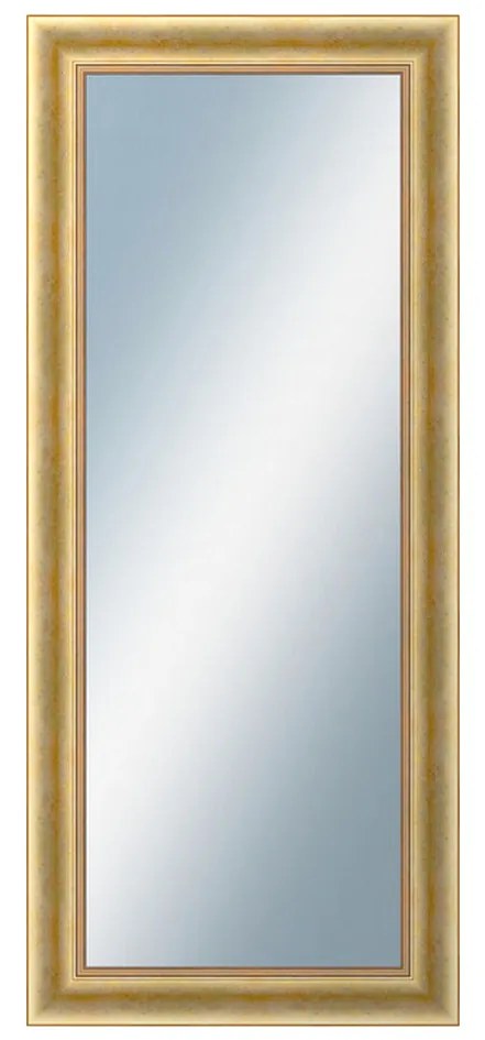 DANTIK - Zarámované zrcadlo - rozměr s rámem cca 60x140 cm z lišty KŘÍDLO velké zlaté patina (2772)