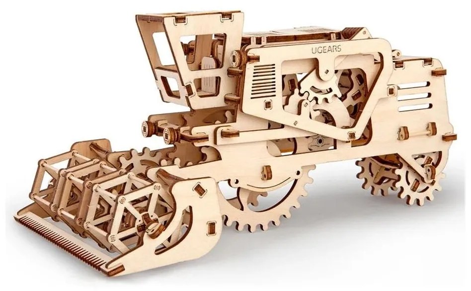 Ugears 3D mechanické puzzle Kombajn 154 ks