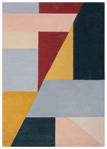 Flair Rugs, Kusový koberec Moderno Alwyn Multi/Pink, 120x170, vícebarevná, ložnice
