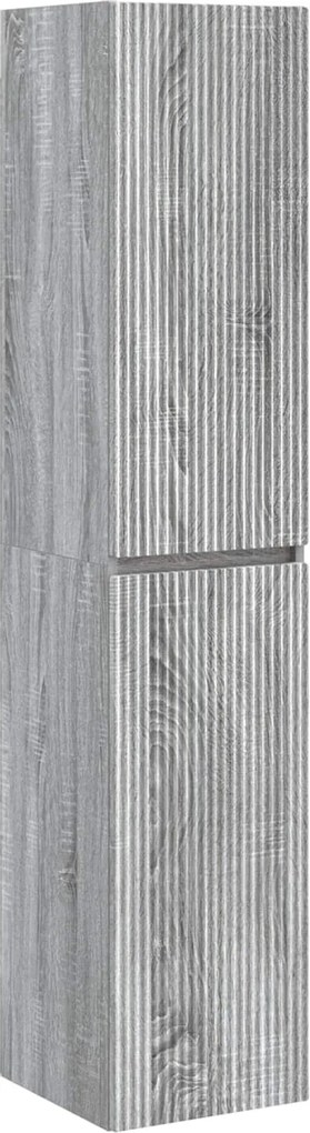 Sada koupelnového nábytku 5 ks Šedý Sonoma 33 x 34,5 x 160 cm 3406009