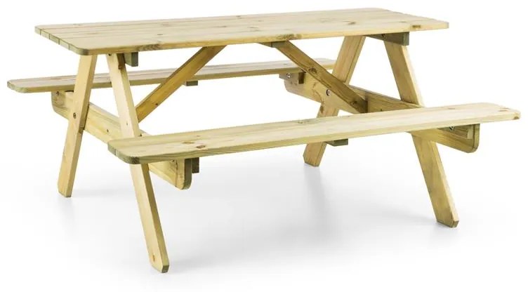 Picknickerchen, dětský piknikový stůl, hrací stůl, pravé borovicové dřevo