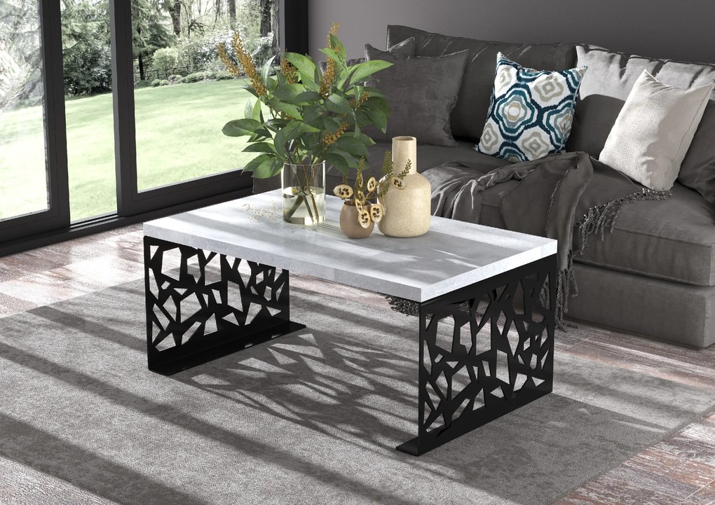 ADRK Furniture Konferenční stolek SEMARA 100x60 CT-SEM-B-BE