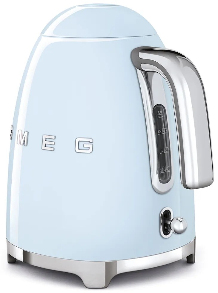 SMEG 50's Retro Style rychlovarná konvice 1,7 l pastelově modrá, KLF03PBEU