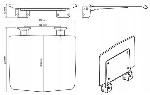 Bemeta Sprchové sedátko béžová 203025074