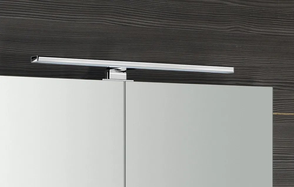 Sapho, RIWA galerka s LED osvětlením, 81x60x17cm, bílá lesk, RIW080-0030