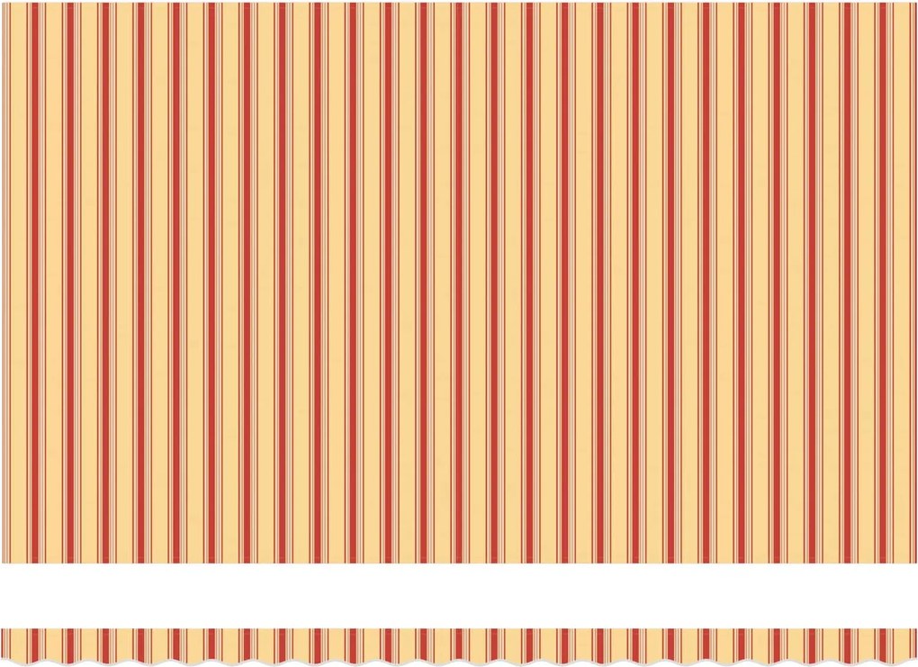 Stahovací markýza Žlutá a oranžová 500 × 300 cm 3331247