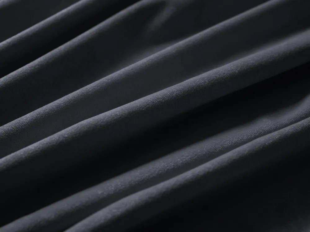 Biante Sametový čtvercový ubrus Velvet Premium SVP-004 Antracitově šedý 70x70 cm