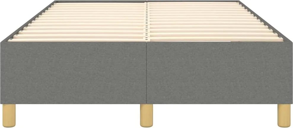 Rám postele s boxspringem tmavě šedá 120 x 200 cm textil 3120946