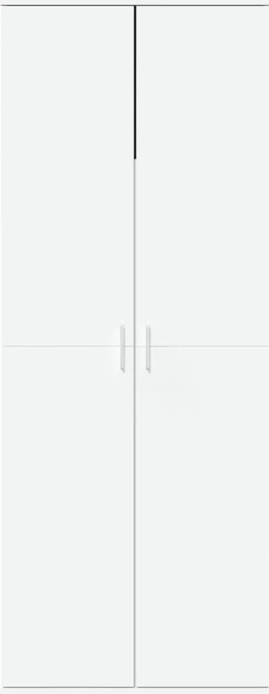Skříň highboard bílá 70 x 35 x 180 cm kompozitní dřevo 3276658