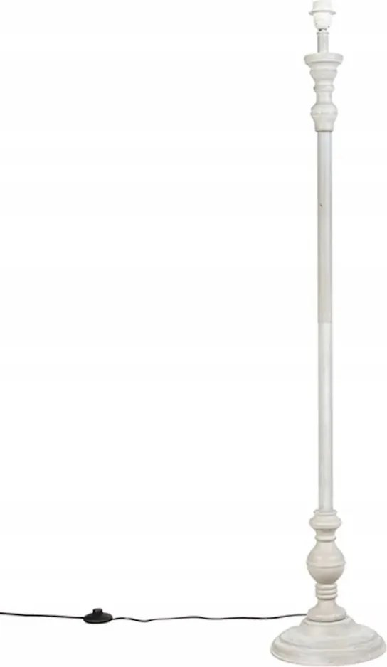 Stojací Podlahová Lampa Šedá 138 Cm E27 Qazqa Classico Grey 92518