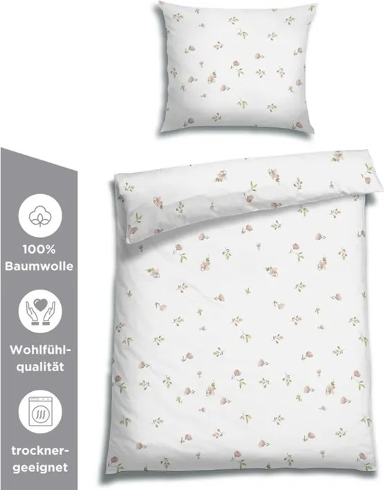 Florella Saténové povlečení Edel Satin Bea Rose Rozměr: 70x90 + 140x200 cm
