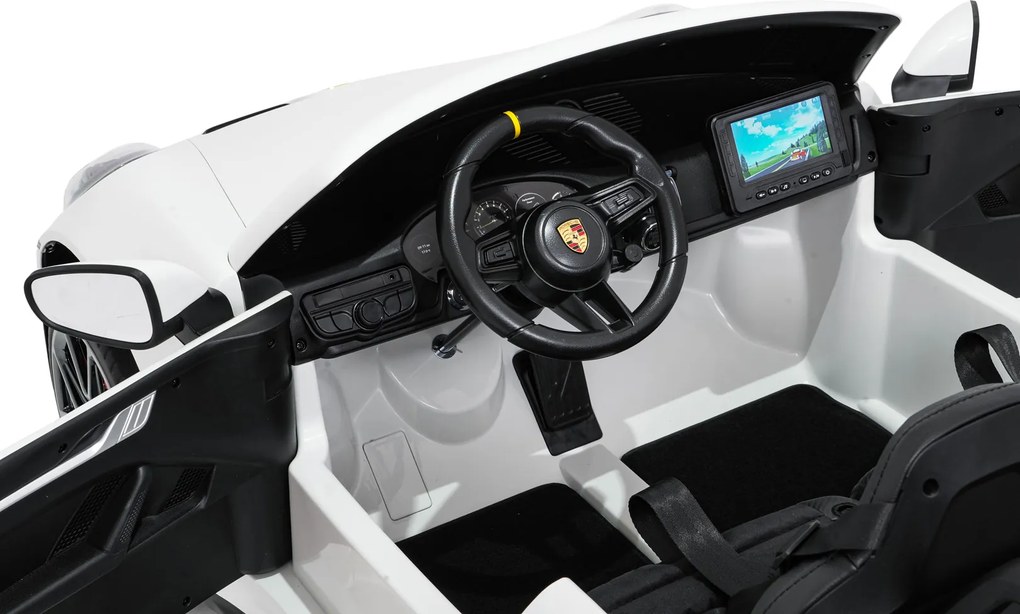 Ramiz Dětské závodní auto Porsche 911 GT3 MP4 bílé
