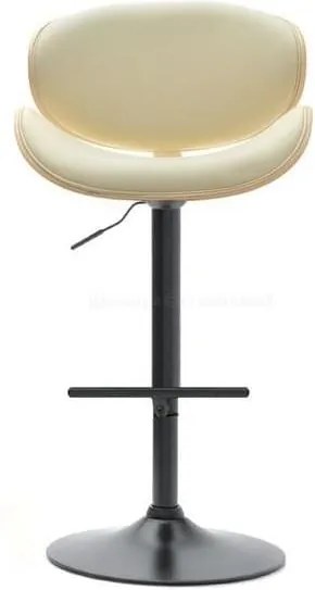 design4life Barová židle QARADU dub-černá matná