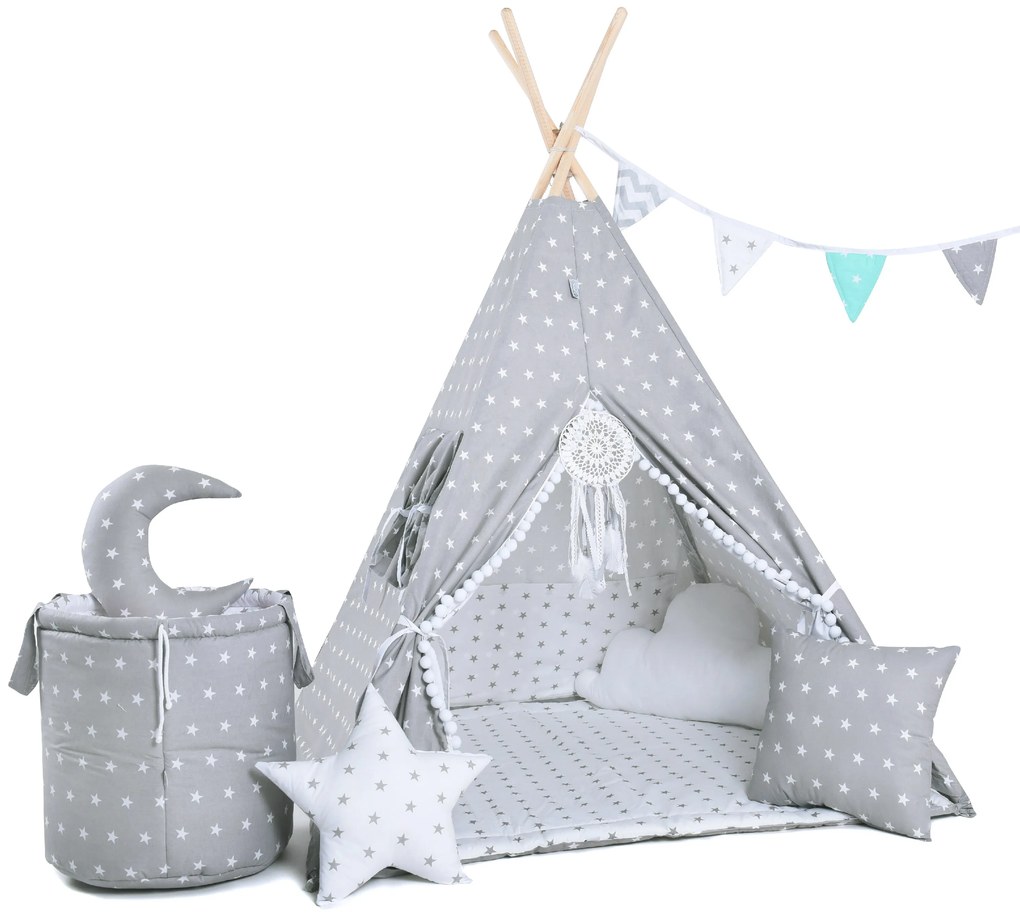 AKCE set teepee stan do dětského pokoje varianta: standard