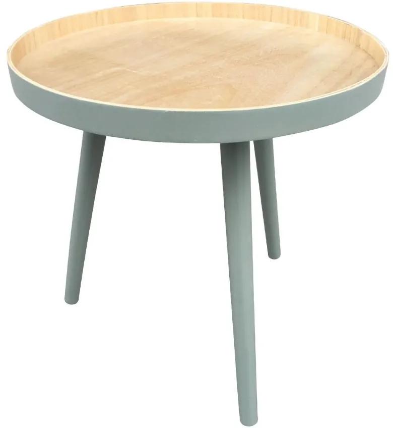 Hoorns Zelený jasanový konferenční stolek Aisha 41 cm