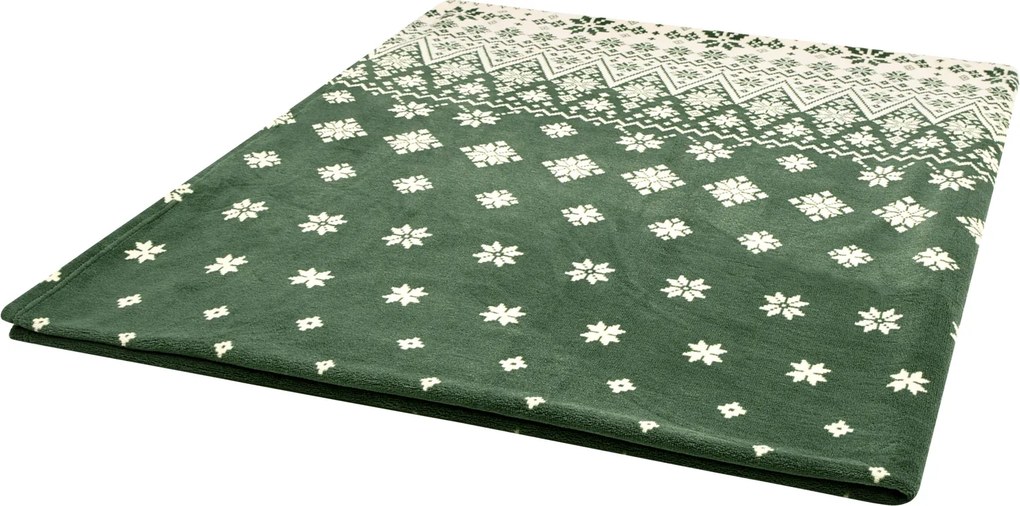 Livarno® Hebká deka, 180 x 220 cm (zelená)