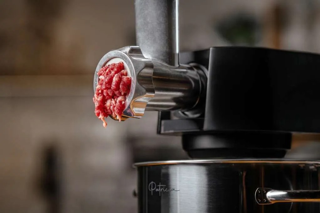 Celokovový multifunkční kuchyňský robot Patricca Premiant / černá