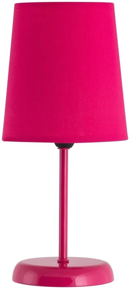 RABALUX 4508 Glenda textilní lampička E14 1x40W růžová