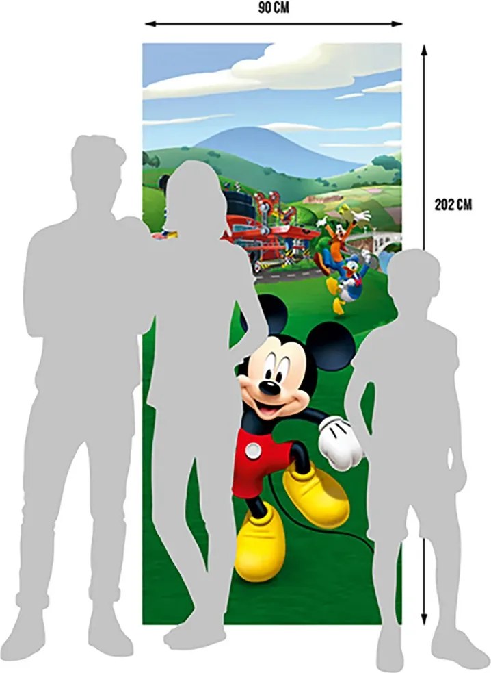 Dětská vliesová fototapeta na zed' Mickey Mouse Nahoru, Disney | 90 x 202 cm | DFTDNV 5480