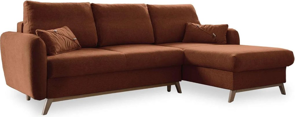 XXXLutz ROHOVÁ SEDAČKA, textil, terracotta MID.YOU - Sedací soupravy - 001454003008