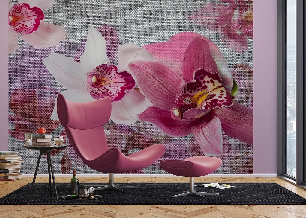 Fototapeta na míru Smyslné Orchideje | Vliesová fototapeta na zed' | DFTNXXL1148