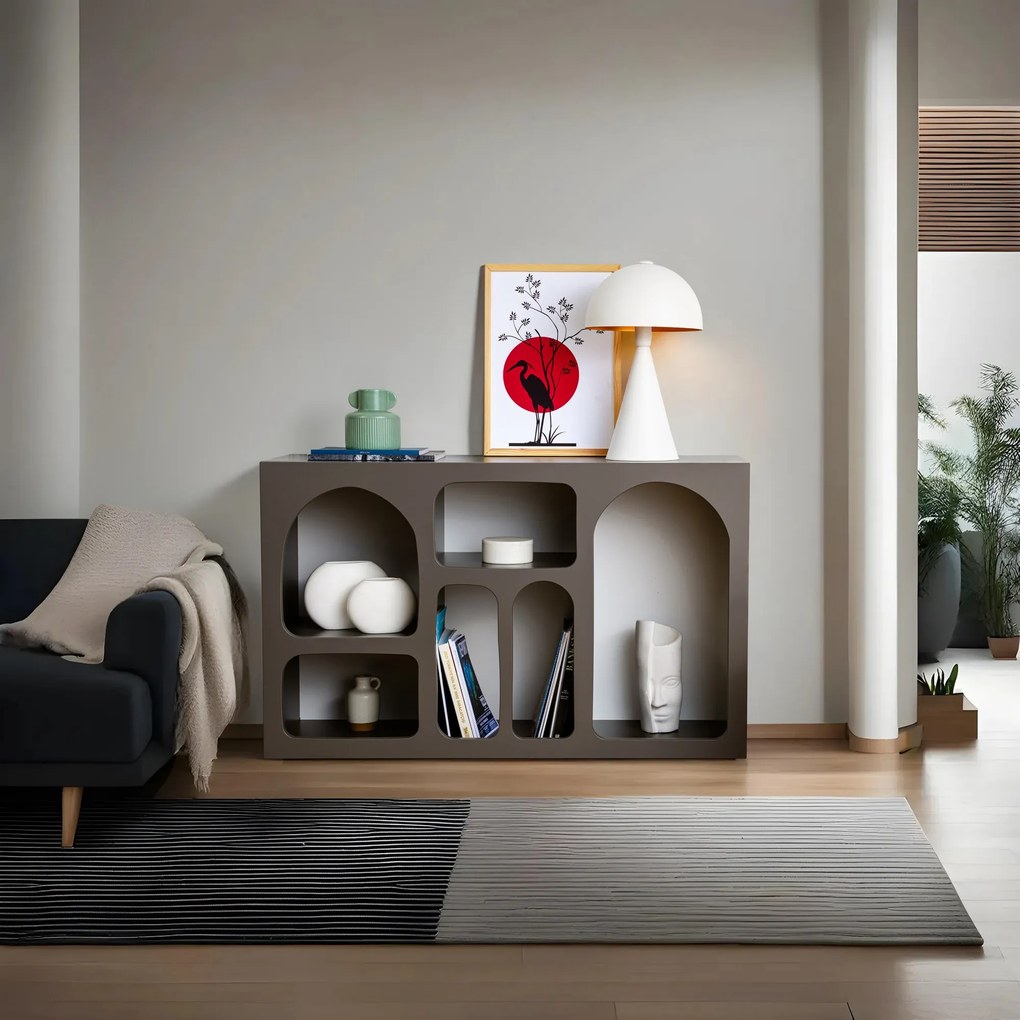 Kalune design Konzolový stolek LIVA antracitový
