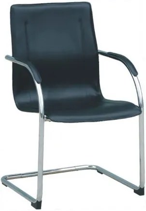 TEMPO KONDELA  Tempo Kondela MI-01, židle, ekokůže černá