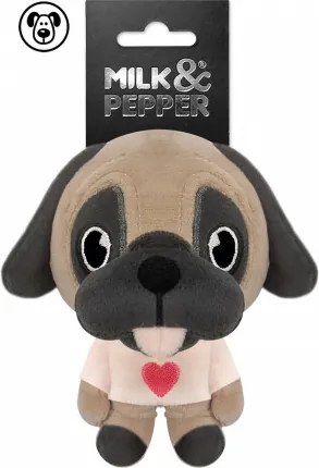 MILK&PEPPER Plyšová hračka mops Lila pro psy