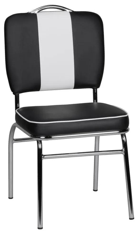 Bruxxi Jídelní židle Elvis, černá